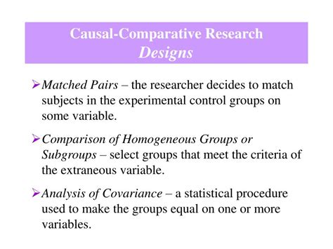 Ppt Causal Comparative Research Powerpoint Presentation Free