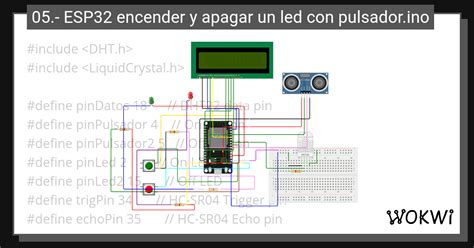 05 Esp32 Encender Y Apagar Un Led Con O Copy 6 Wokwi