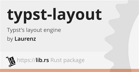 Typst Layout — Rust Lang Librs