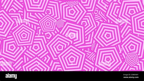 Pink Polygons Сoncentric Polygons Backgrounds Seamless Hypnotic