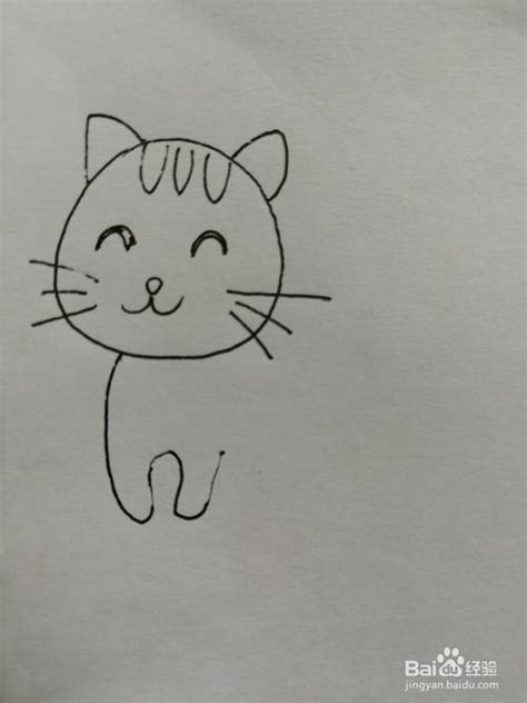 安吉拉猫咪简笔画 小猫安吉拉简笔画 伤感说说吧