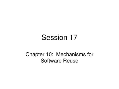 ppt session 17 powerpoint presentation free download id 9522812