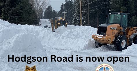 Update Flathead County Road Reopens Following Winter Weather Closure