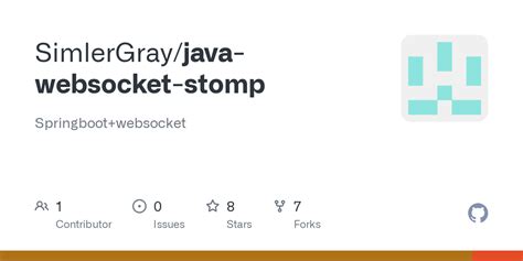 GitHub SimlerGray Java Websocket Stomp Springboot Websocket