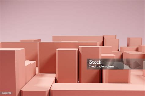 디자인 사각형 사각형 상자 블록 및 분홍색 큐브 연단 배경 개념 디스플레이 장면 무대 플랫폼 쇼케이스 제품 판매 배너 화장품