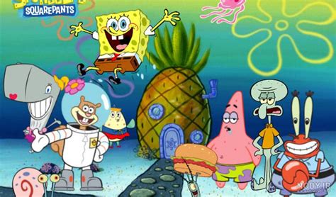 نقاشی عکس پلانکتون در باب اسفنجی عکس نودی