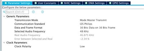 Using Cubeide To Configure I2s Cant Set I2s Cloc Stmicroelectronics Community