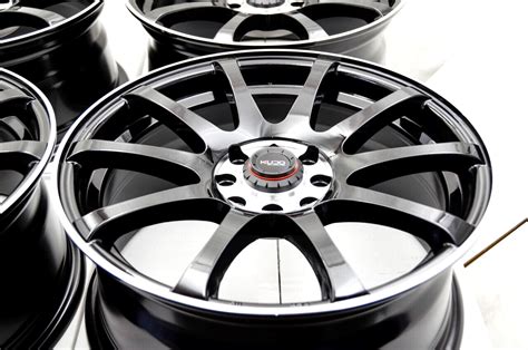 16 Wheels Rims Black 4x100 4x108 Honda Civic Accord Mini Cooper Mazda