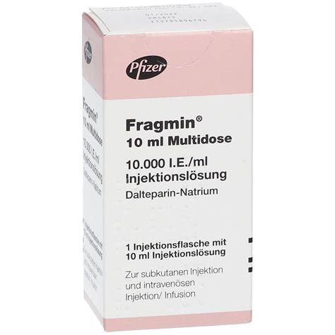 Fragmin® Multidose 10 000 I E Ml 1x10 Ml Mit Dem E Rezept Kaufen