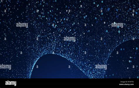 Abstract Background With Digital Numbers D Rendering Stock Photo Alamy