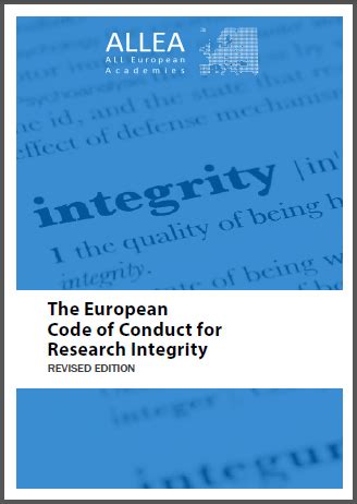 New European Code Of Conduct For Research Integrity Research Ethics