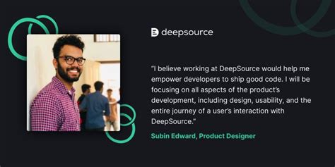 deepsource on linkedin introducing subin edward a computer engineer