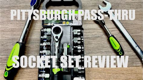Pittsburgh Pass Thru Socket Set Review Youtube