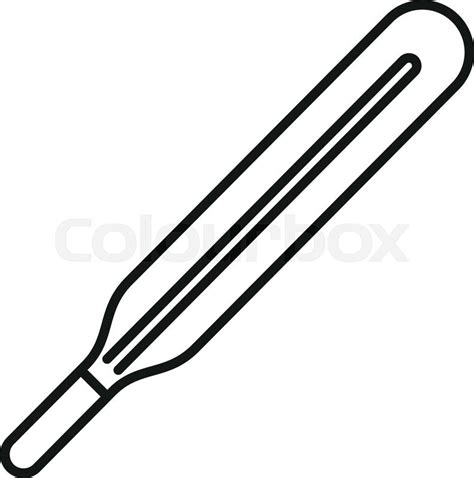 Stockfoto über Klassiker Thermometer Ikone Colourbox