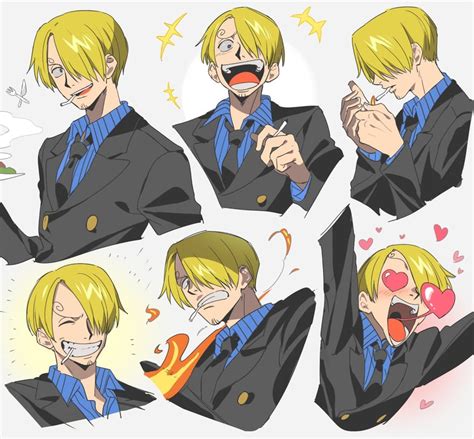 Sanji One Piece Drawn By Qin Danbooru
