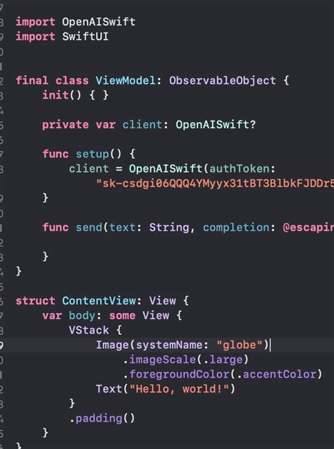 SwiftUI OpenAI Chat App