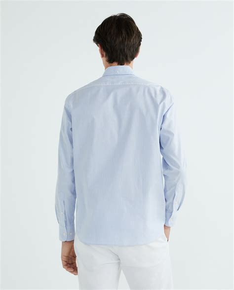 Camisa De Hombre Raya Diplomática Classic Fit · Façonnable · El Corte