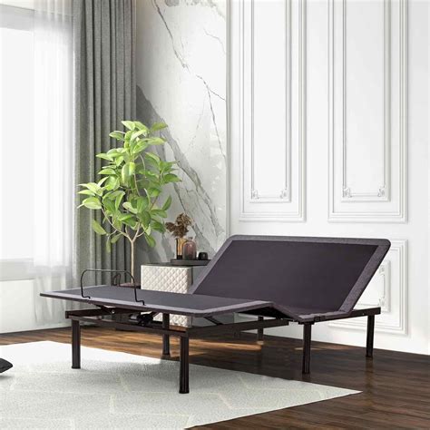 Iululu Queen Size Electric Adjustable Bed Adjustable Bed Frame Frame With Wireless Remote
