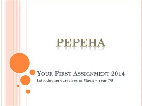 Ppt Your First Assignment 2014 Powerpoint Presentation Free Download Id2064207