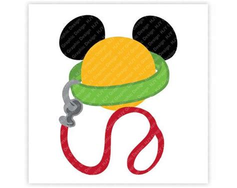 Pluto Mickey Mouse Head Icon Ears Digital Download Tshirt Cut File Svg Iron On