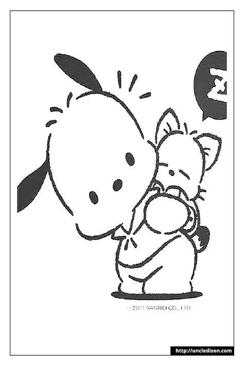 포차코 색칠공부 산리오 무료 Pdf도안