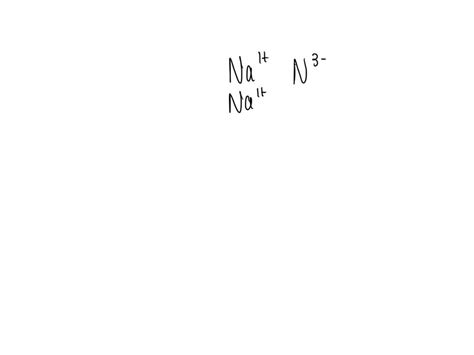 SOLVED Write The Chemical Formula For The Ionic Compound That Is Formed By The Following Pair