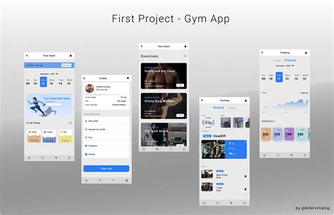 Gym App By Vimal Kumar On Dribbble