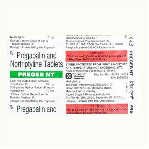Pregeb Nt Tablet 10 S Price Uses Side Effects Netmeds
