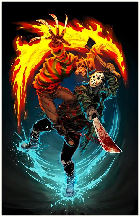 Jason Voorhees Comic Book Style Art Posters 1 Pdf Digital Download All