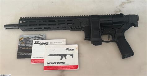 For Sale Trade Sig Mcx Virtus Pistol 11 5 5 56 W Fold Near