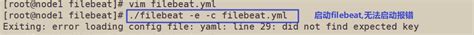 Filebeat启动报错 笑洋仟 博客园