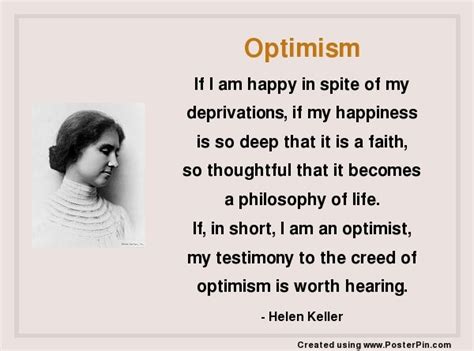 Optimism A Philosophy Of Life