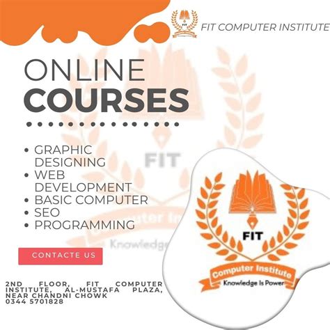 Best Online Course Providing Form Fit Computer Institute Rawalpindi