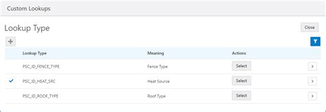 Defining Fields Displaying A List Of Values