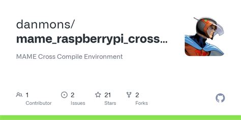 GitHub Danmons Mame Raspberrypi Cross Compile MAME Cross Compile Environment