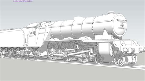 Lner Pacific A1a3 3d Warehouse