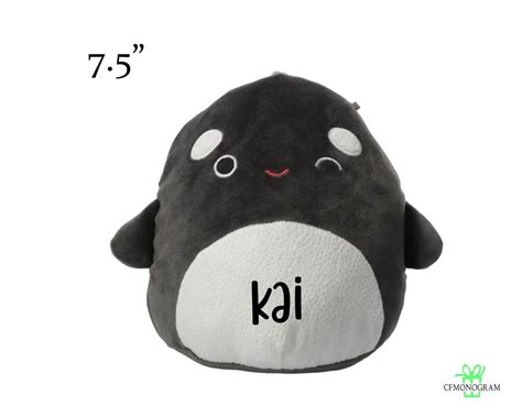 Personalized Squishmallow Kai Orca 75 Killer Whale Custom