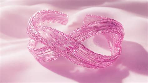 Pink Glass Bracelet With Sparkling Texture Stock Illustration Illustration Of Handcrafted