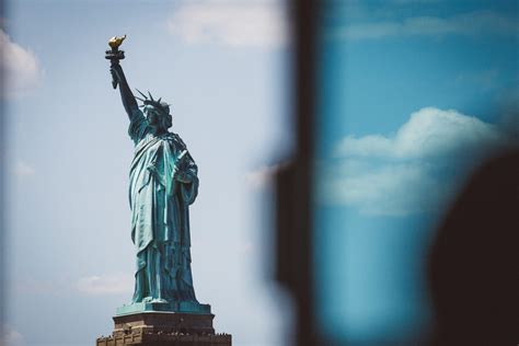 Statue Of Liberty Window View Rocket Republic