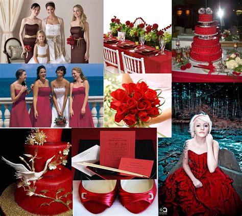 Alternative Wedding Red Wedding Ideas