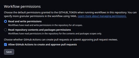 Github GITHUB TOKEN Permission In Workflow Changes To Read After