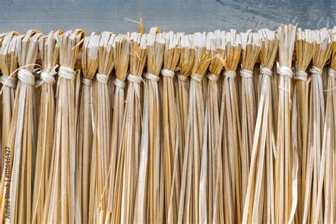 Bind Down Of Straw Texture Background Stock Photo Adobe Stock