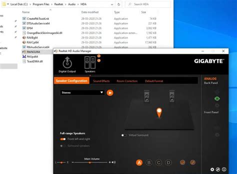 Realtek HD Audio Manager Missing After Windows Update Solved