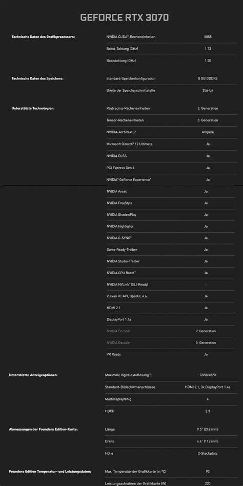Nvidia GeForce RTX 3070: Technische Daten und Preis der neuen Grafikkarte