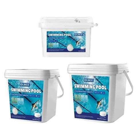 Pool Chlorine Tablets Chlorinating Tabs For Swimming Pools Long Lasting