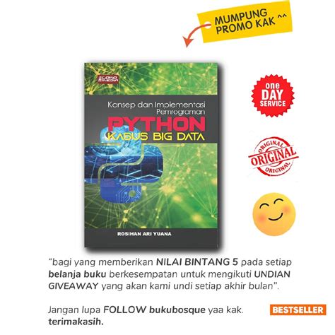 Jual Buku Komputer Python Kasus Big Data Konsep And Implementasi