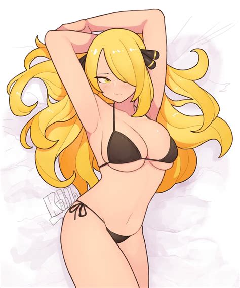 Cynthia Pokemon And More Drawn By Kellila Danbooru