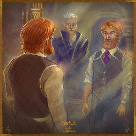 Dumbledore And Grindelwald Mirror Harry Potter Lexicon