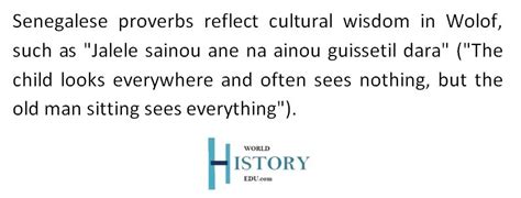 Wolof Language World History Edu