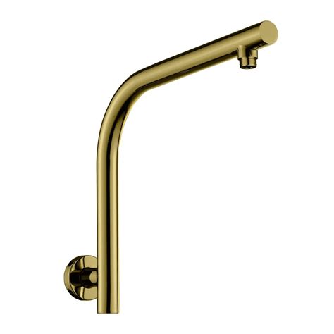 Latoro Brushed Gold Hi Rise Shower Arm Reno Vibe